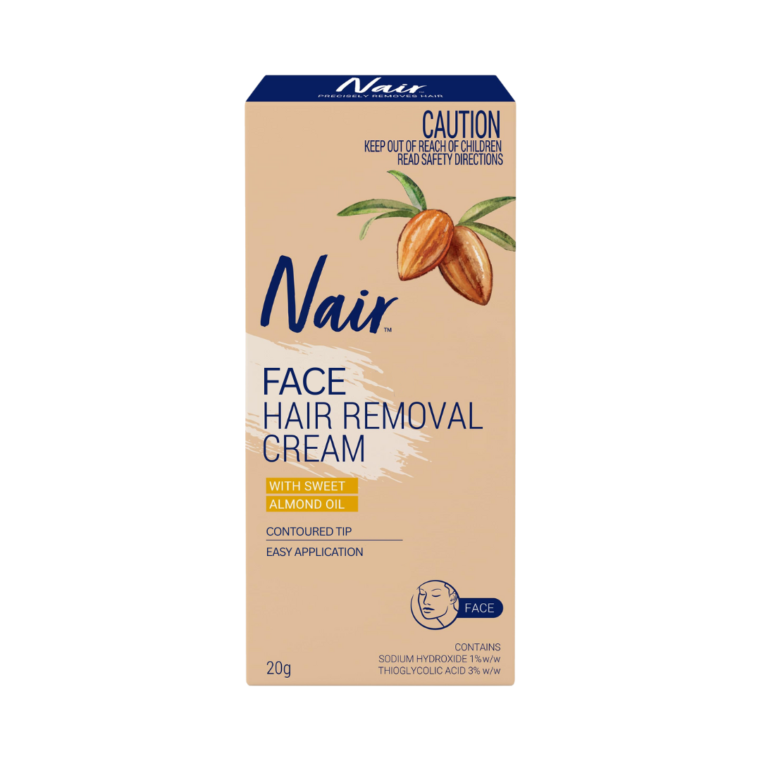 Nair Precision Facial Hair Remover Cream Sensitive, 20g