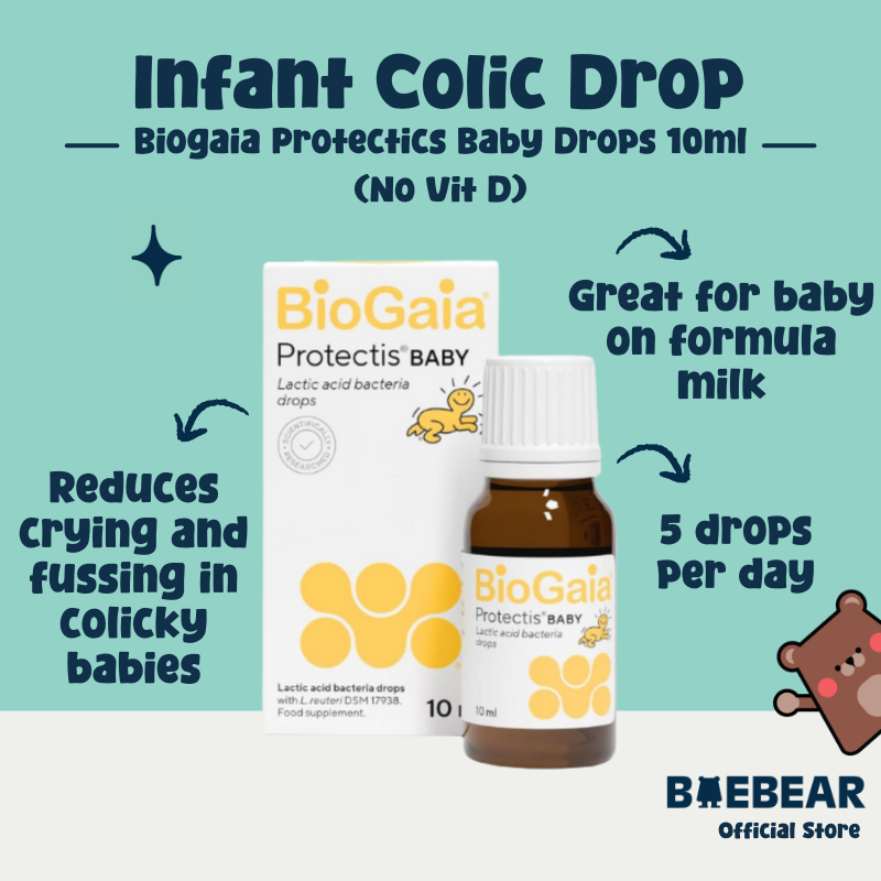 Biogaia Protectis Baby Probiotic Drops without Vitamin D, 5ml | 10ml