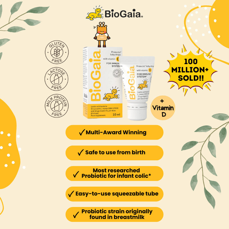 Biogaia Protectis Baby Probiotic Drops with Vitamin D, 10ml